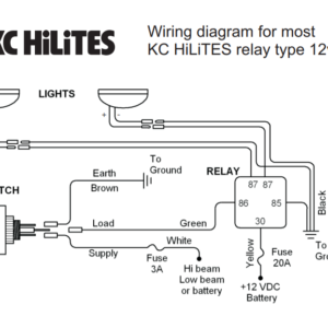 KC 3300 12-Volt 5-Pole 40 Amp Relay - TRS Garage