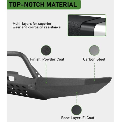 Partree 1998-2011 Ford Ranger Winch Bumper with D-Rings - TRS Garage