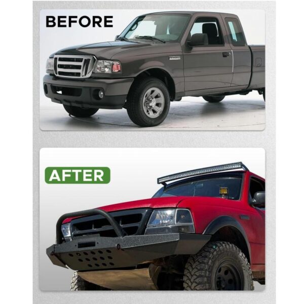 Partree 1998-2011 Ford Ranger Winch Bumper with D-Rings - TRS Garage