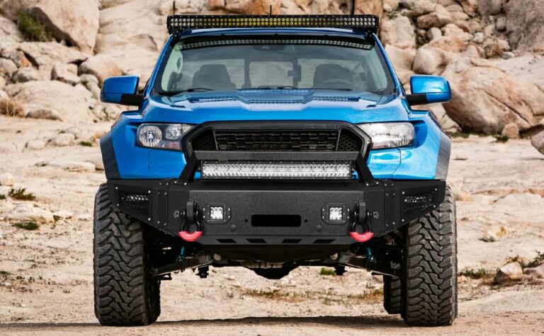 Vijay 2019 Ford Ranger Winch Bumper - TRS Garage